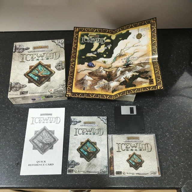 PC CD ICEWIND Dale - Forgotten Realms , Interplay - BIG ORIGINAL BOX ...