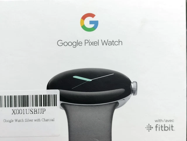 GOOGLE PIXEL WATCH ...Polished Silver With Charcoal £170.00 - PicClick UK