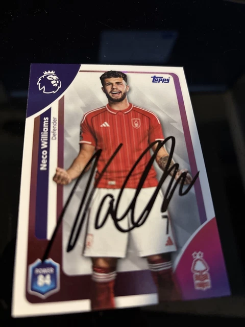 MATCH ATTAX 2026 NICO WILLIAMS Nottingham Forest SIGNED £2.99 - PicClick UK