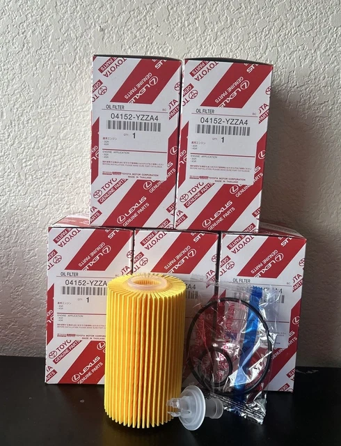 TOYOTA LEXUS OIL Filter 10 Pack Genuine Oem 04152-Yzza4 Tundra Sequioa ...