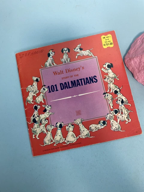 WALT DISNEY'S STORY of The 101 Dalmatians 1965 PB Golden Press Book £6. ...