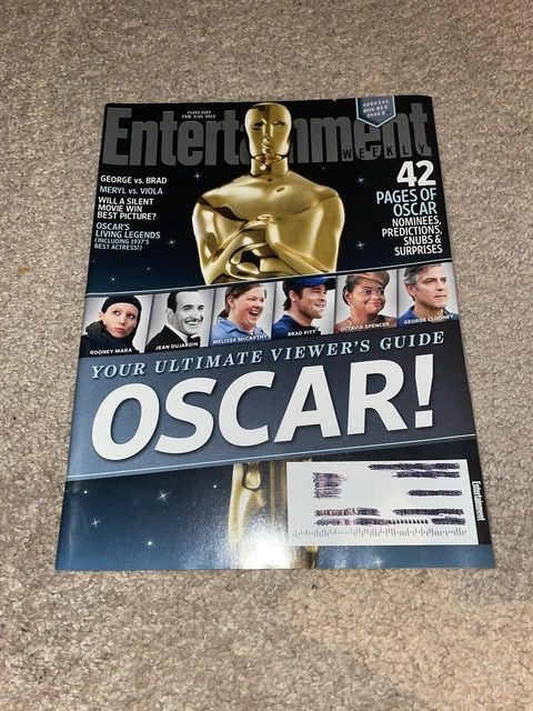 ENTERTAINMENT WEEKLY MAGAZINE Oscar Ultimate Viewers Guide Hollywood ...