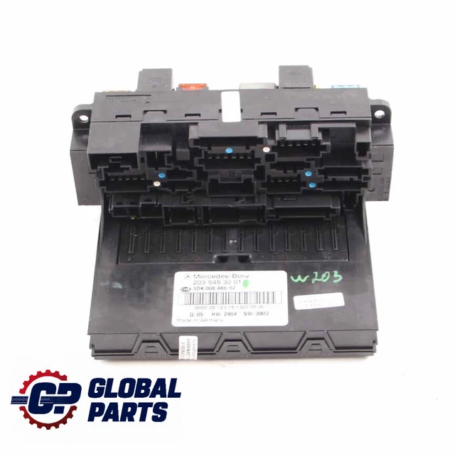 FUSE BOX MERCEDES CLK W203 W209 Front SAM Control Unit Module ECU ...