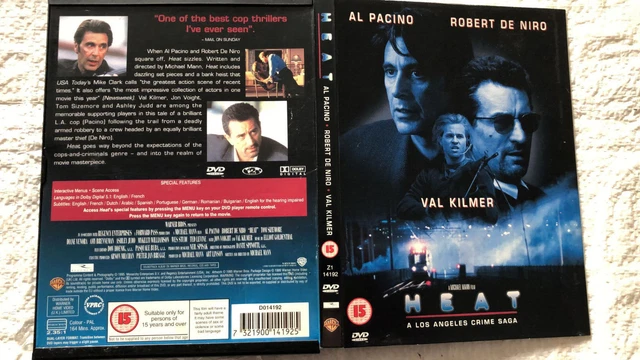 HEAT [DVD REGION 2 UK] [1995] Al Pacino,Robert De Niro £7.99 - PicClick UK