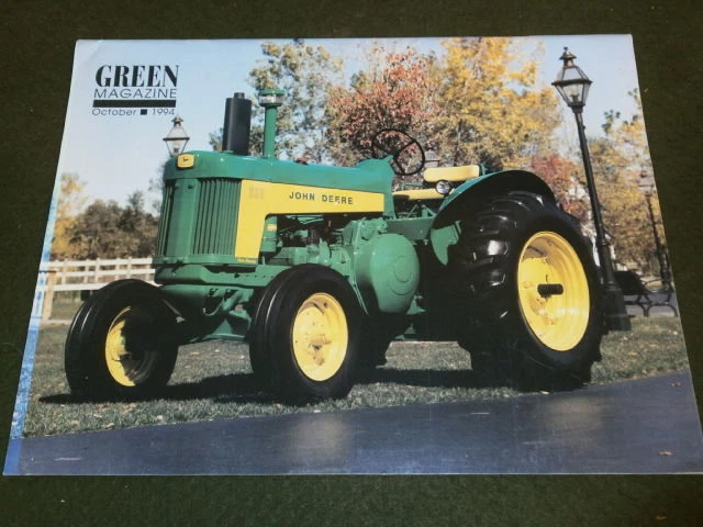 JOHN DEERE - Green Magazine - Oct 1994 Vol 10 # 10 - Model 720 Tractor ...