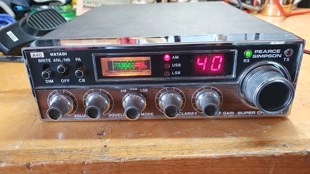 PEARCE SIMPSON SUPER CHEETAH 40ch SSB CB RADIO $210.50 - PicClick AU