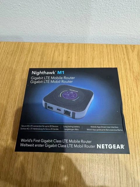 NETGEAR NIGHTHAWK M1 4G Lte Mobile Portable Router Wifi Hotspot Mr1100 ...