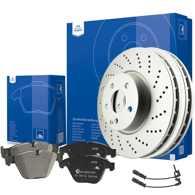 ATE BREMSENSATZ WK MERCEDES M-KLASSE MIT AMG SPORTPAKET HA Ø330 EUR 214 ...
