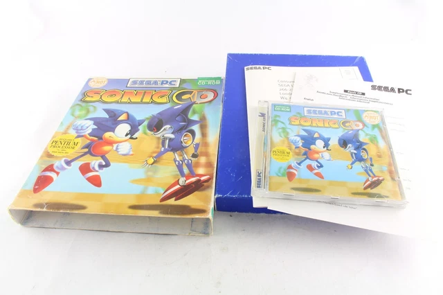 SONIC CD SEGA PC CD Rom Big Box Edition Game £119.99 - PicClick UK