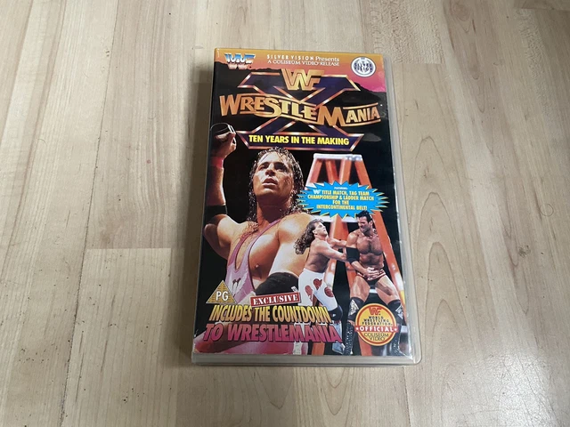 WWE / WWF Wrestlemania 10 (X) VHS - Rare £6.00 - PicClick UK