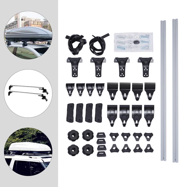 UNIVERSEL 48 EN aluminium toit de voiture support de toit barre ...