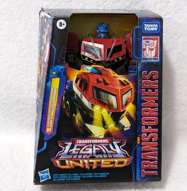 TRANSFORMERS LEGACY UNITED Animated Universe Optimus Prime Voyager ...