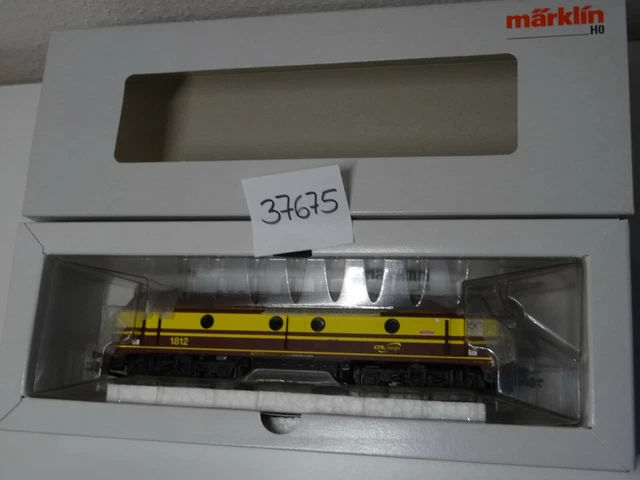 MÄRKLIN H0 37675 Diesellok Serie 1800 der CFL Luxemburg mfx, sound top ...
