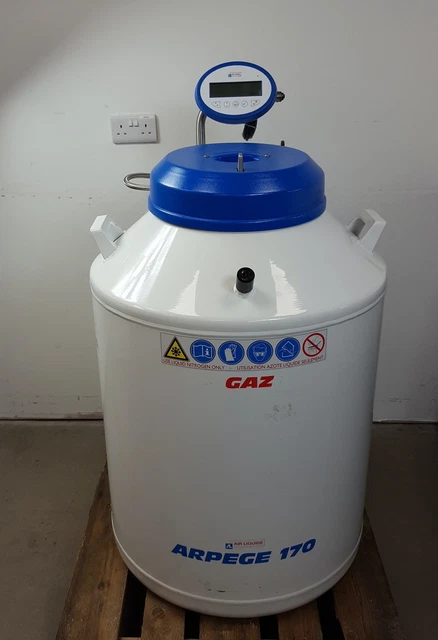 CRYOPAL ARPEGE 170 Air Liquide Azote Cryogénique Rangement Dewar Labo ...