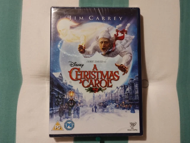 DISNEY'S A CHRISTMAS Carol (DVD) 2009 Jim Carrey Animation...New and ...