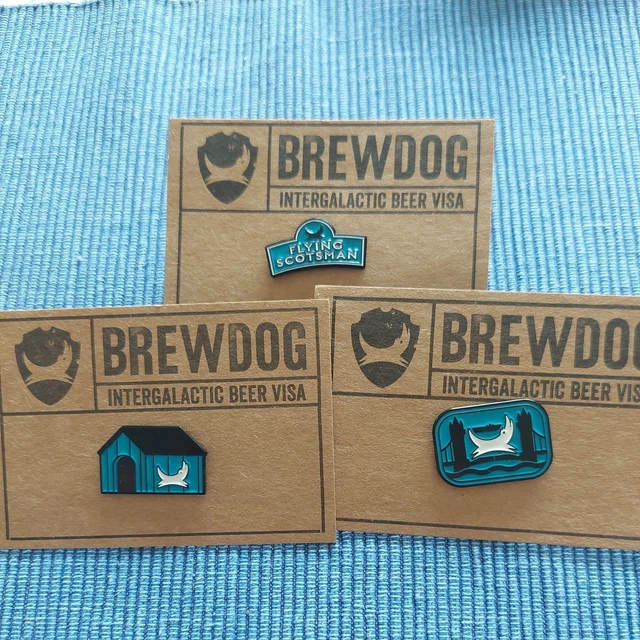BREWDOG COLLECTABLE PIN Badges x3, Intergalactic Beer Visa One. £11.12 ...