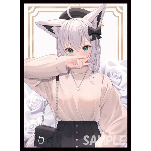 TCG HOLOLIVE VTUBER Fubuki Shirakami doujin card sleeve limited playing ...