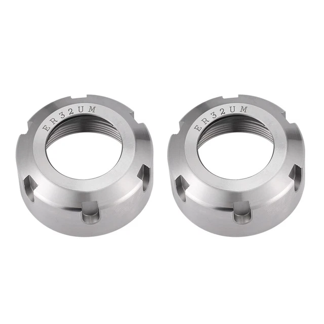2X DADO DI Serraggio CNC per Fresatrice CNC di Precisione ER32 Z2H93488 ... 2X DADO DI Serraggio CNC per Fresatrice CNC di Precisione ER32 Z2H93488 ...