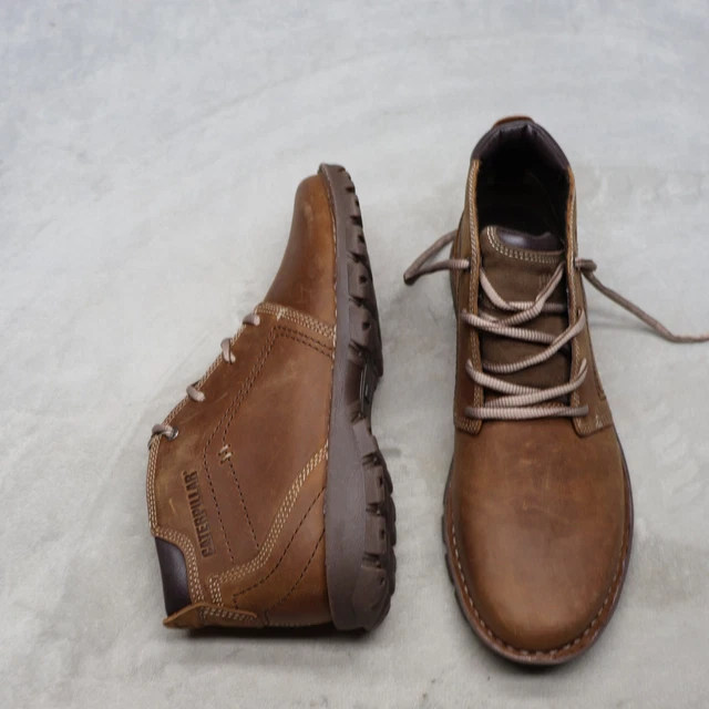 CATERPILLAR MENS 11.5 Work Boots Brown Transform 2.0 Leather Rugged ...