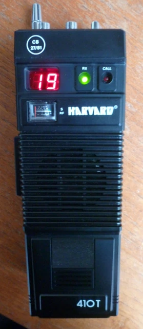 VINTAGE CB RADIO - Harvard H410 Handheld. Working Order. Aerial Damaged ...