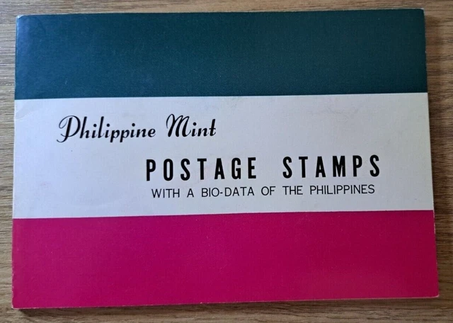 PHILIPPINE MINT POSTAGE STAMPS w/ bio-data of the Philippines 1970 ...