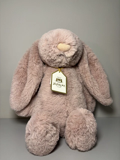 *BNWT* JELLYCAT BASHFUL Luxe Bunny Rosa & Dust Bag £52.68 - PicClick UK