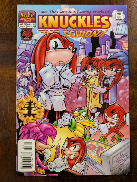 ARCHIE SONIC THE Hedgehog Knuckles The Echidna Comic Book Issue #27 ...