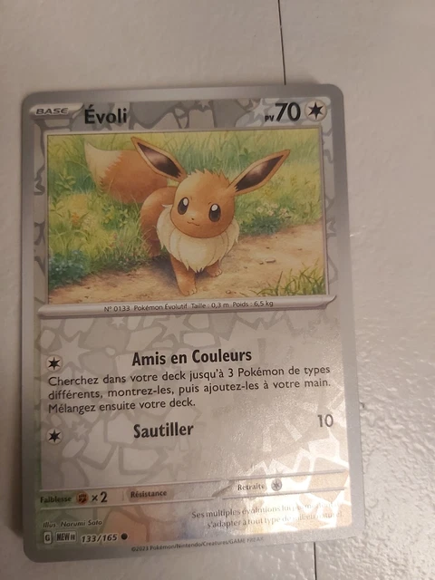 EVOLI REVERSE - Pokémon 133/165 Ev3.5 Ecarlate Et Violet Mew 151 Neuf Fr EUR 3,85 - PicClick FR