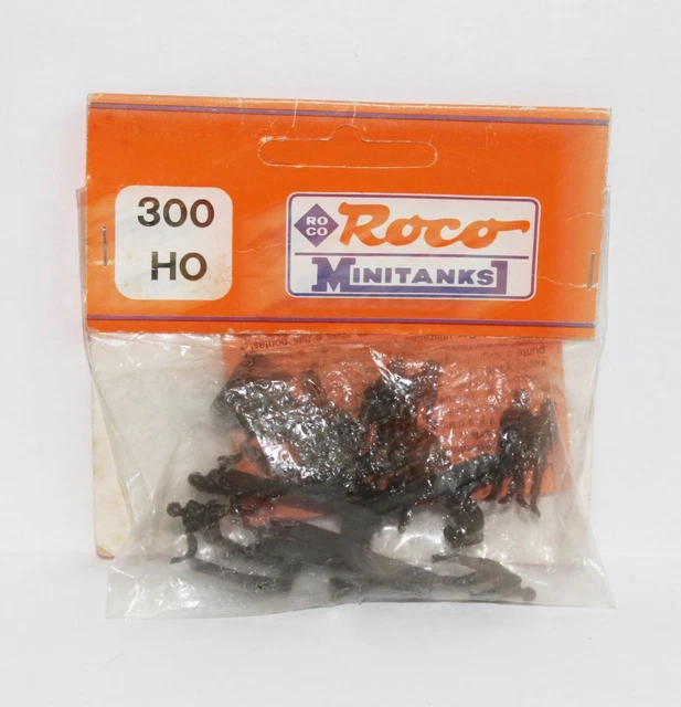 VINTAGE ROCO HO 1:87 Scale Train Army Minitanks WWII Toy Soldiers 300 ...