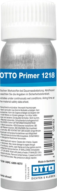 OTTO PRIMER 1218 100 ML Silicio Resistente All'Acqua Per Ottoseal S18 ...
