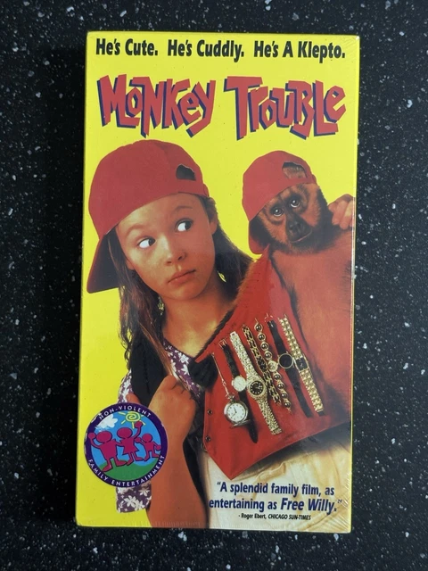 NEW - MONKEY Trouble - VHS 1994 New Line Home Video, Harvey Keitel ...