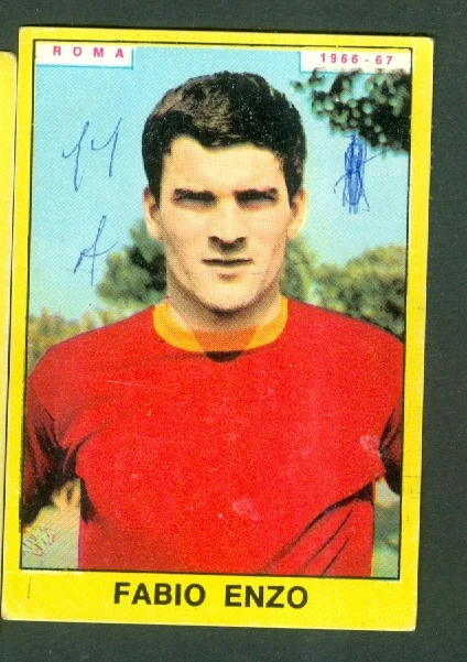 FIGURINA CALCIATORI PANINI 1966-67! Fabio Enzo! Roma! Ottima Rec EUR 1 ...
