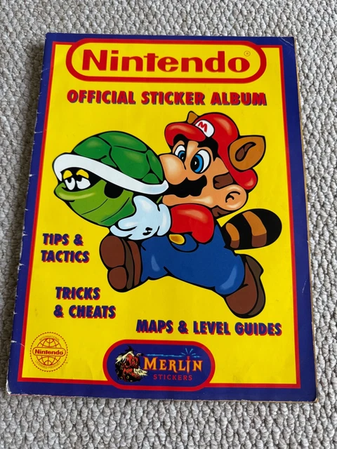 NINTENDO OFFICIAL STICKER Album 1992 Merlin - COMPLETE! £42.32 ...