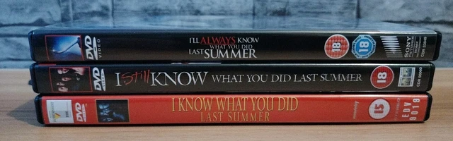 I KNOW WHAT You Did Last Summer Dvd Collection £15.00 - PicClick UK