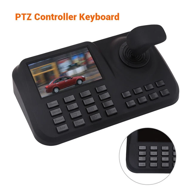 3D JOYSTICK PTZ Keyboard Controller Speed CCTV Network For IP Camera H ...