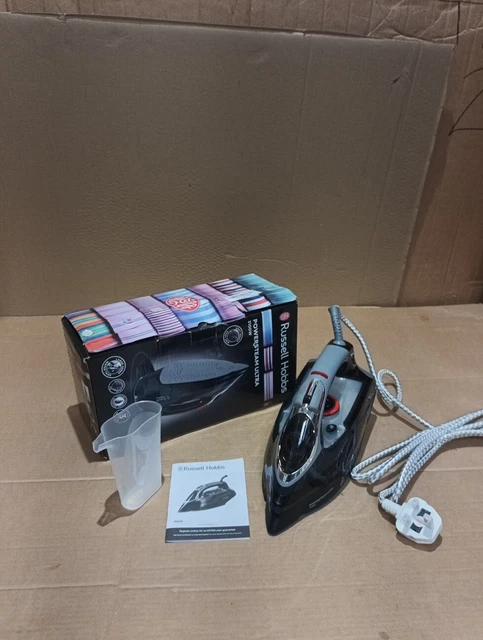 RUSSELL HOBBS 20630 Power Steam Ultra Iron 3100 Watt Black K263 £29.99 - PicClick UK