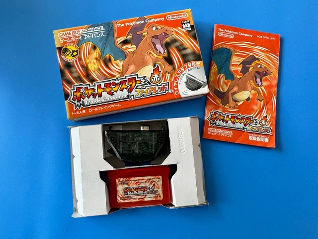 POKÉMON FIRERED GAME Boy Complete In Box Japanese version original ...