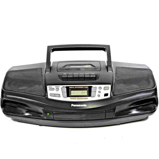 PANASONIC RX-DS18 PORTABLE Stereo Retro, CD, Tape, Radio AM/FM ...