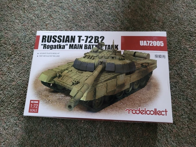 MODELCOLLECT 1/72 RUSSISCH T-72B2 ""Rogatka"" Hauptkampfpanzer Airfix ...