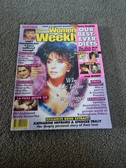 WOMEN'S WEEKLY MAGAZINE October 1991-Brooke Shields-Olivia Newton-John ...