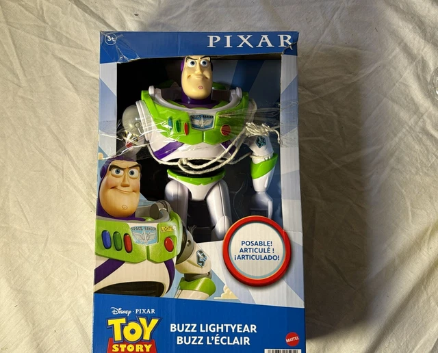 MATTEL DISNEY PIXAR Buzz Lightyear Large Action Figure 12 in Scale ... MATTEL DISNEY PIXAR Buzz Lightyear Large Action Figure 12 in Scale ...
