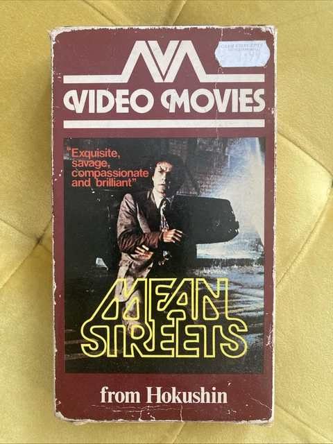 HOKUSHIN PRE-CERT VHS Tape Mean Streets, Scorsese £5.92 - PicClick UK