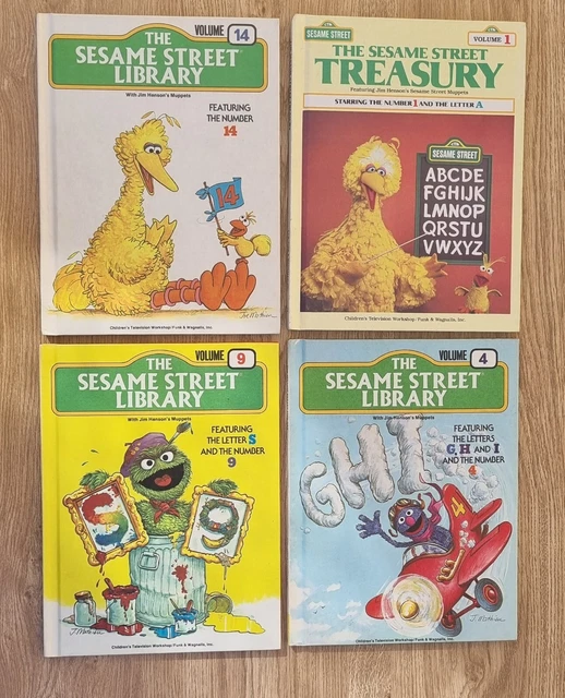 SESAME STREET LIBRARY x4 1970 HC Muppets Jim Henson's Muppets Kermit ...