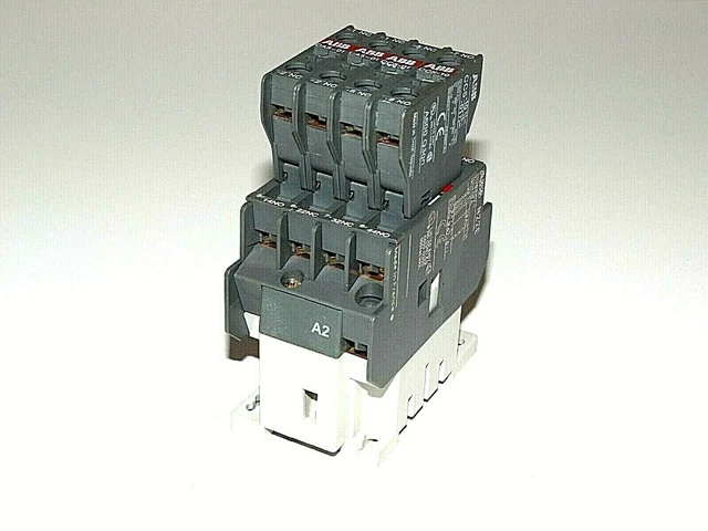 ABB CONTACTOR RELAY N22E 230V incl. ABB CC5 motor circuit breaker ...