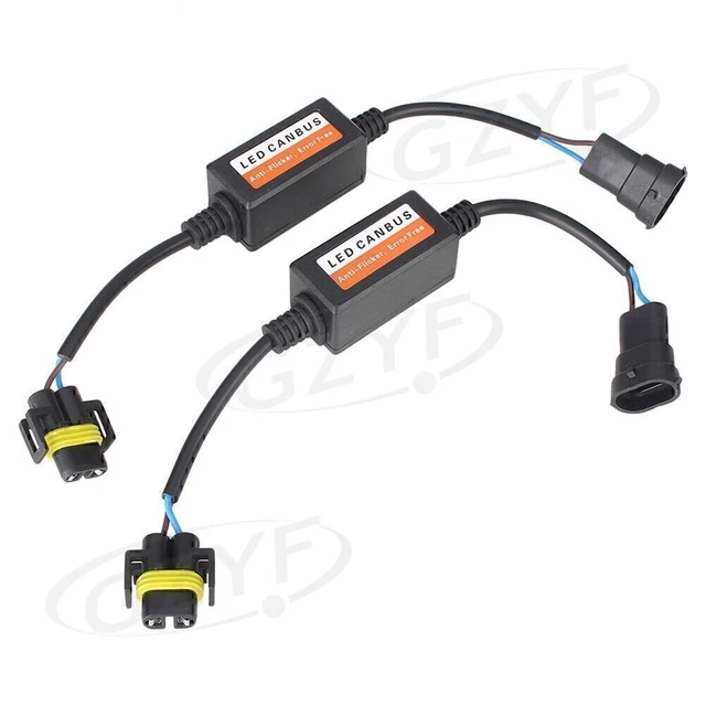 2 H11 LED Warning Canceler Anti-flicker Canbus Decoder Error Free Load ...