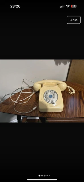 VINTAGE ROTARY DIAL Telephone BT 1980s Landline Retro Collectible £20. ...