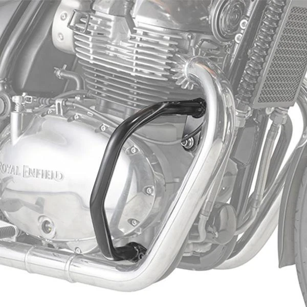 KAPPA BLACK TUBULAR crash bars Royal Enfield Continental GT650 2020 ...