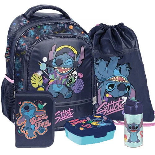 LILO & STITCH Rucksack Ranzen Schulrucksack Schulranzen Set 5 teilig 1 ...