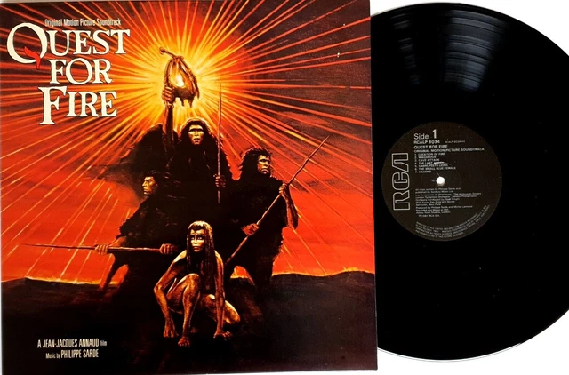 PHILIPPE SARDE-QUEST FOR Fire-Original Movie Soundtrack LP 1982 RCA UK ...