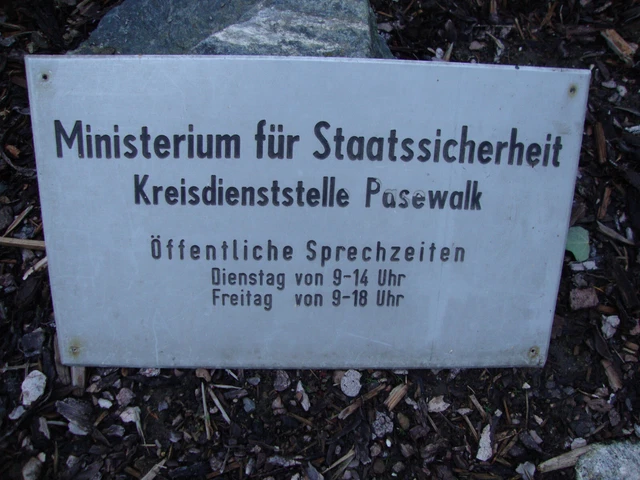 DDR SCHILD MFS Stasi Ministerium für Staatssicherheit Kreisdienststelle ...